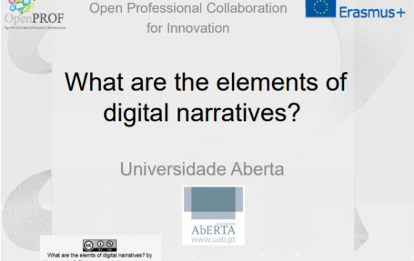 What are the elements of digital narratives? (PT) - LieDM asociacija